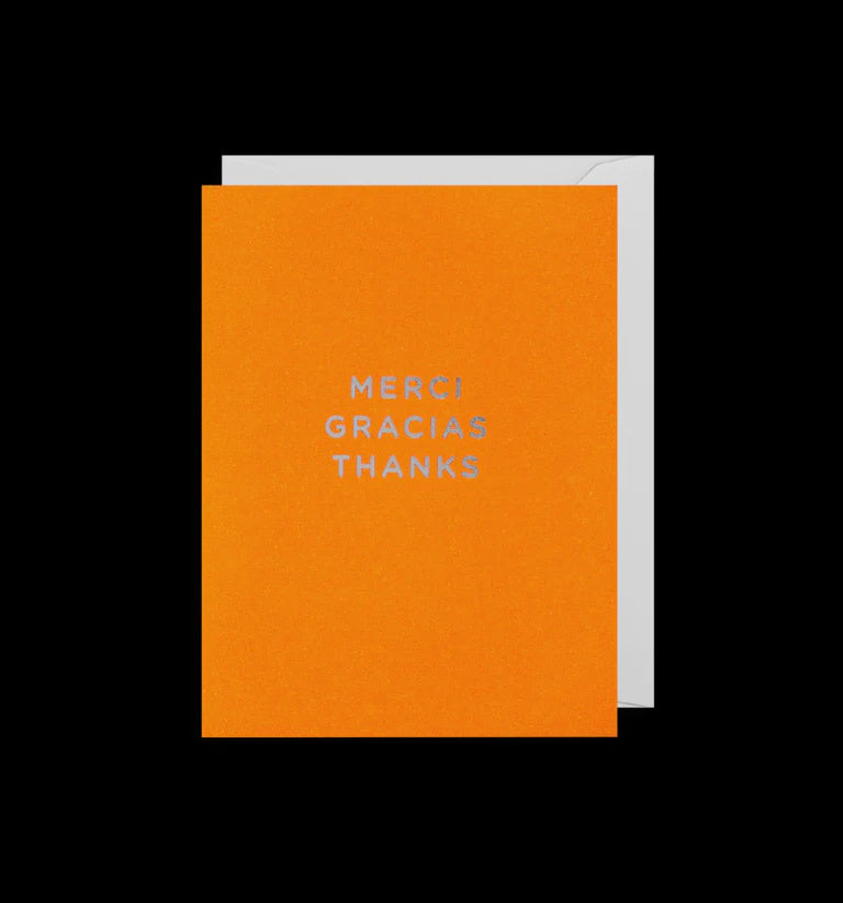 Merci Gracias Thanks Card – Hedgerow Limited