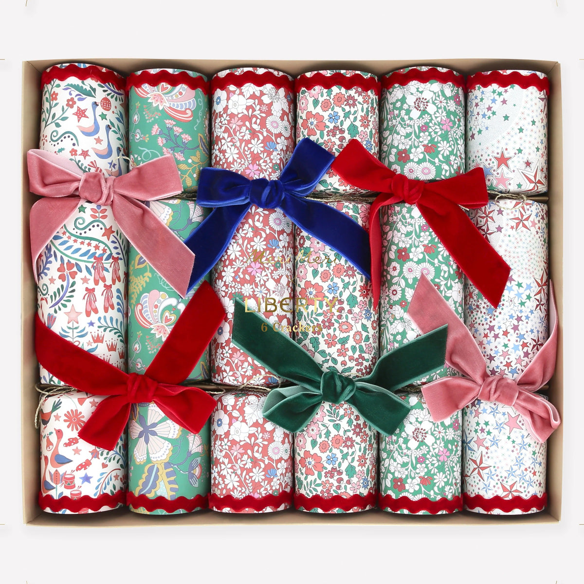 Meri Meri x Liberty Velvet Bow Crackers – Hedgerow Limited